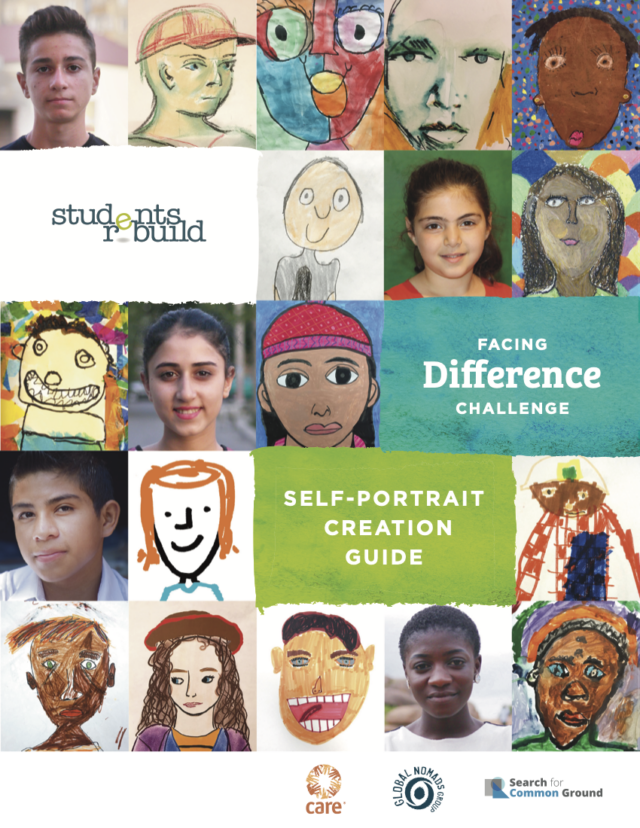 Facing Difference Challenge - Self-Portrait Creation Guide | Students Rebuild