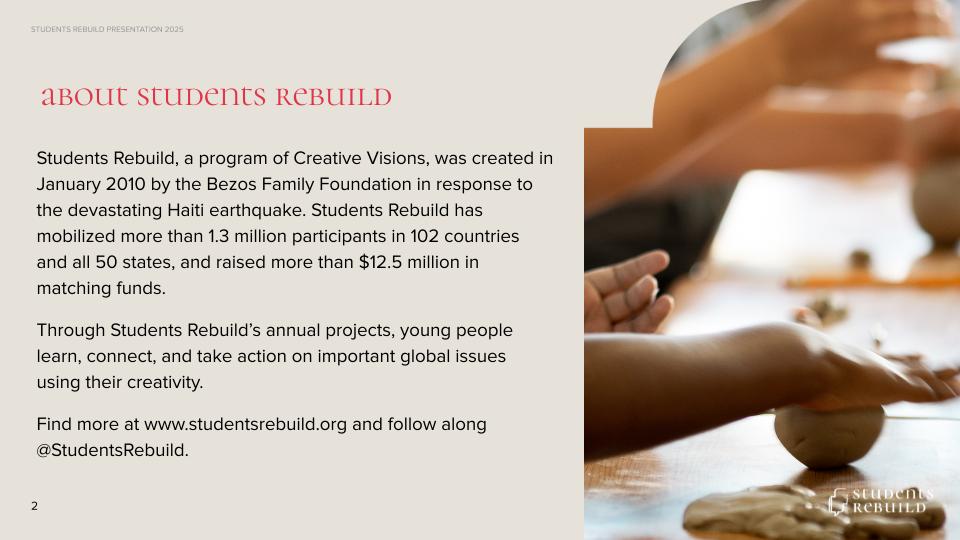 Spark Peace Project Culmination | Students Rebuild