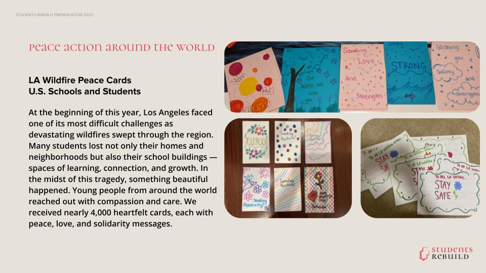Spark Peace Project Culmination | Students Rebuild