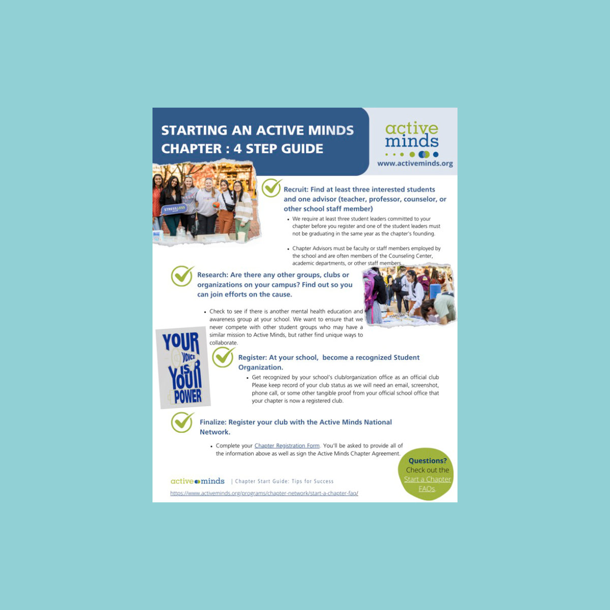 Chapter Start Guide | #CreateConnectCare